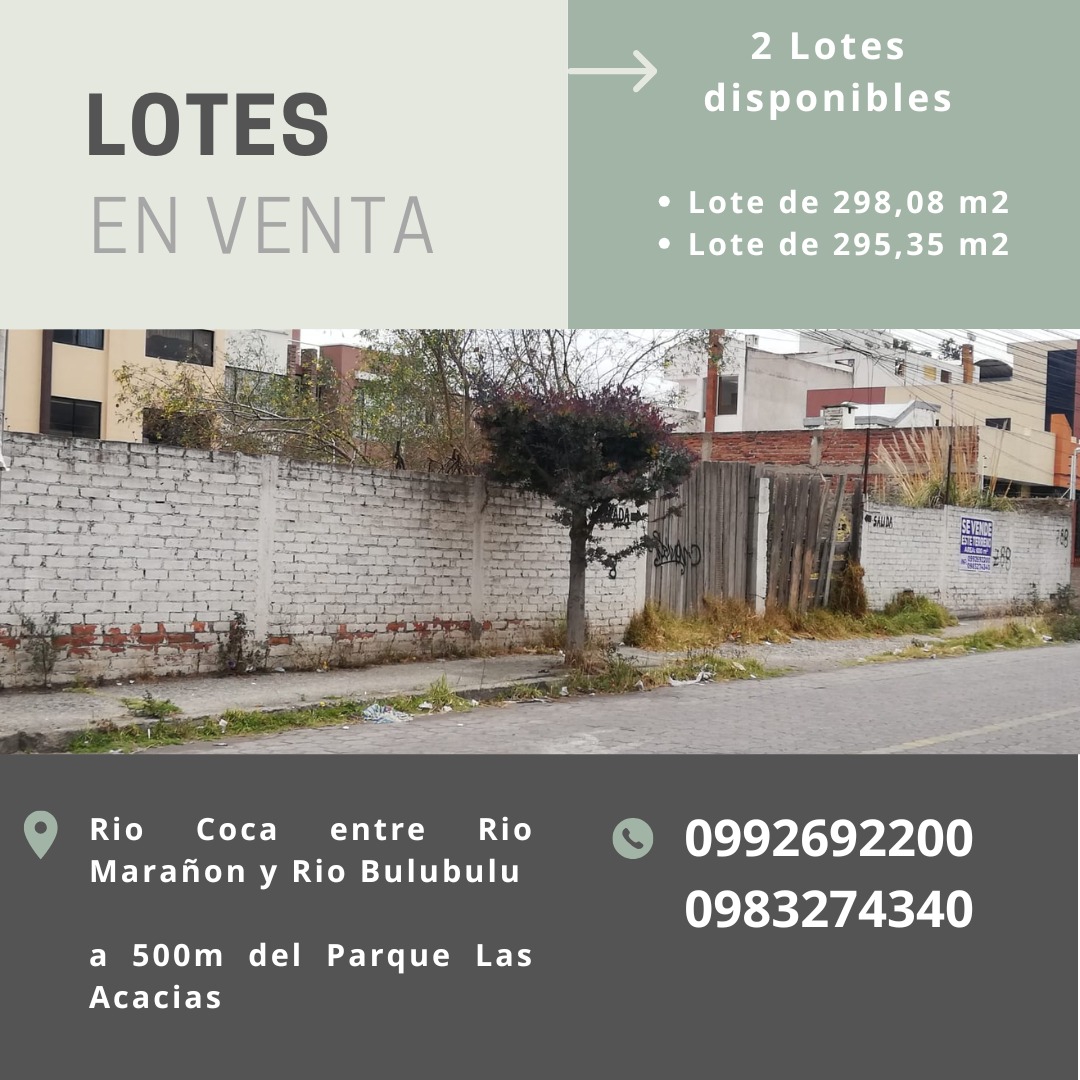 Vendo 2 terrenos - Chicken Mall Riobamba